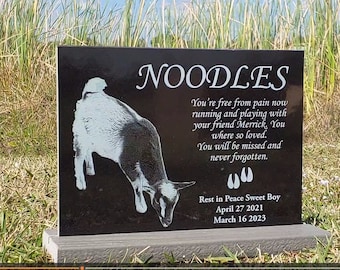 Custom Fish Memorial Stone, Pet Tombstone for Fish, Fish Headstone ...