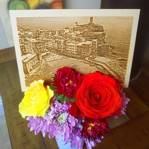 Photo Laser Engraved on MDF, House Decoration, Coffee Table Decoration ...