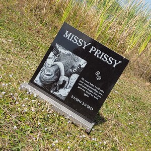 12x12 Personalized Pet Headstone, Goat, Cow, Horse, Pig Farm Tombstone ...