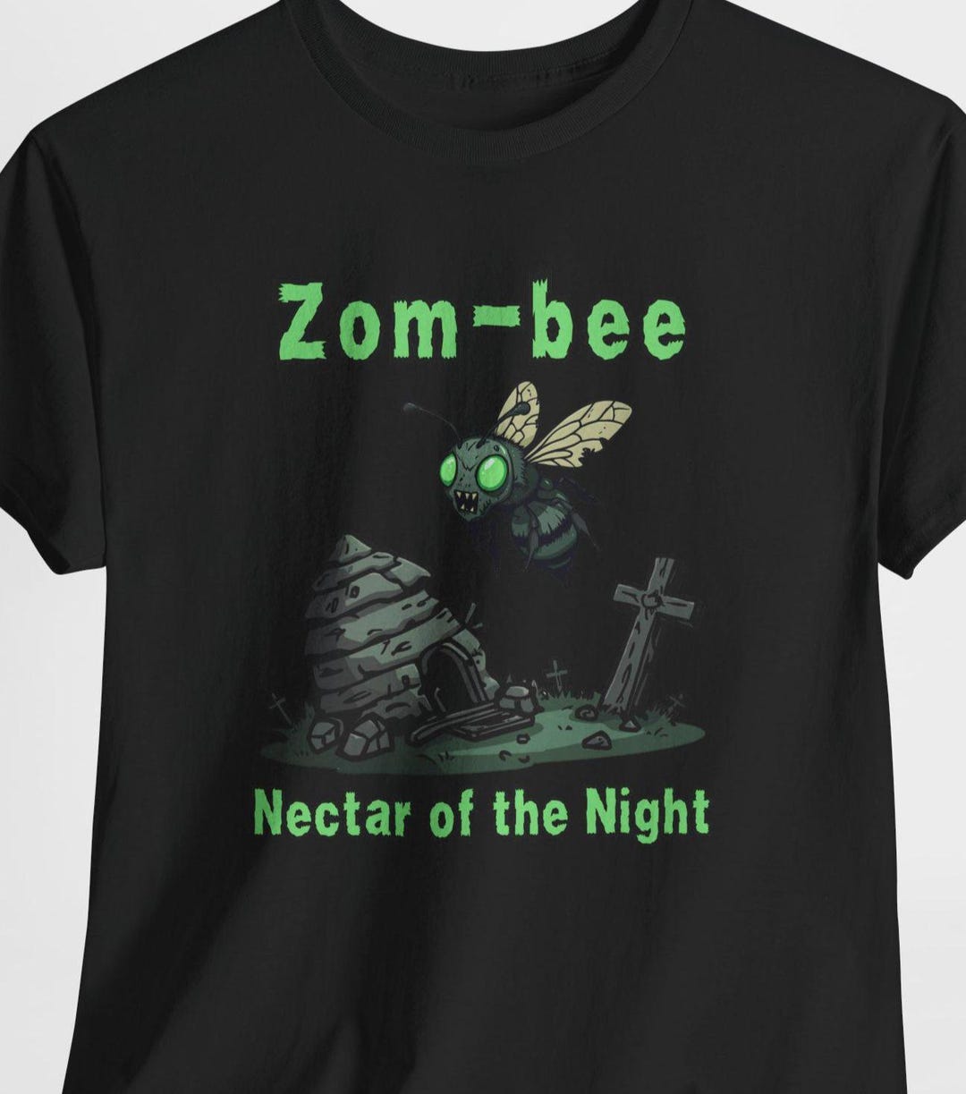 Zombie Bee Shirt, Zom-bee: Nectar of the Night Tee - Etsy
