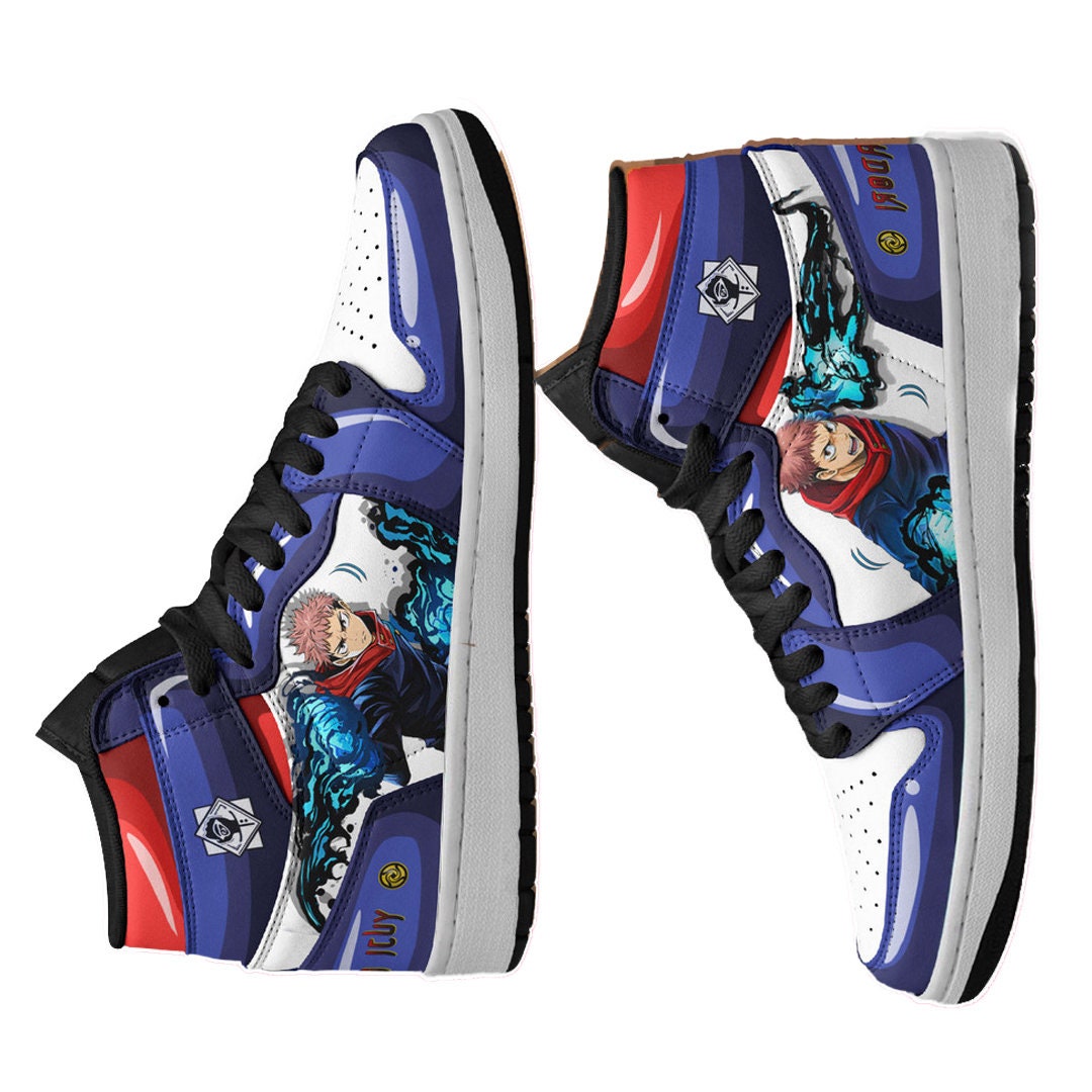 Yuji Itadori Sneakers Limited Edition Jjks Anime Shoes New - Etsy