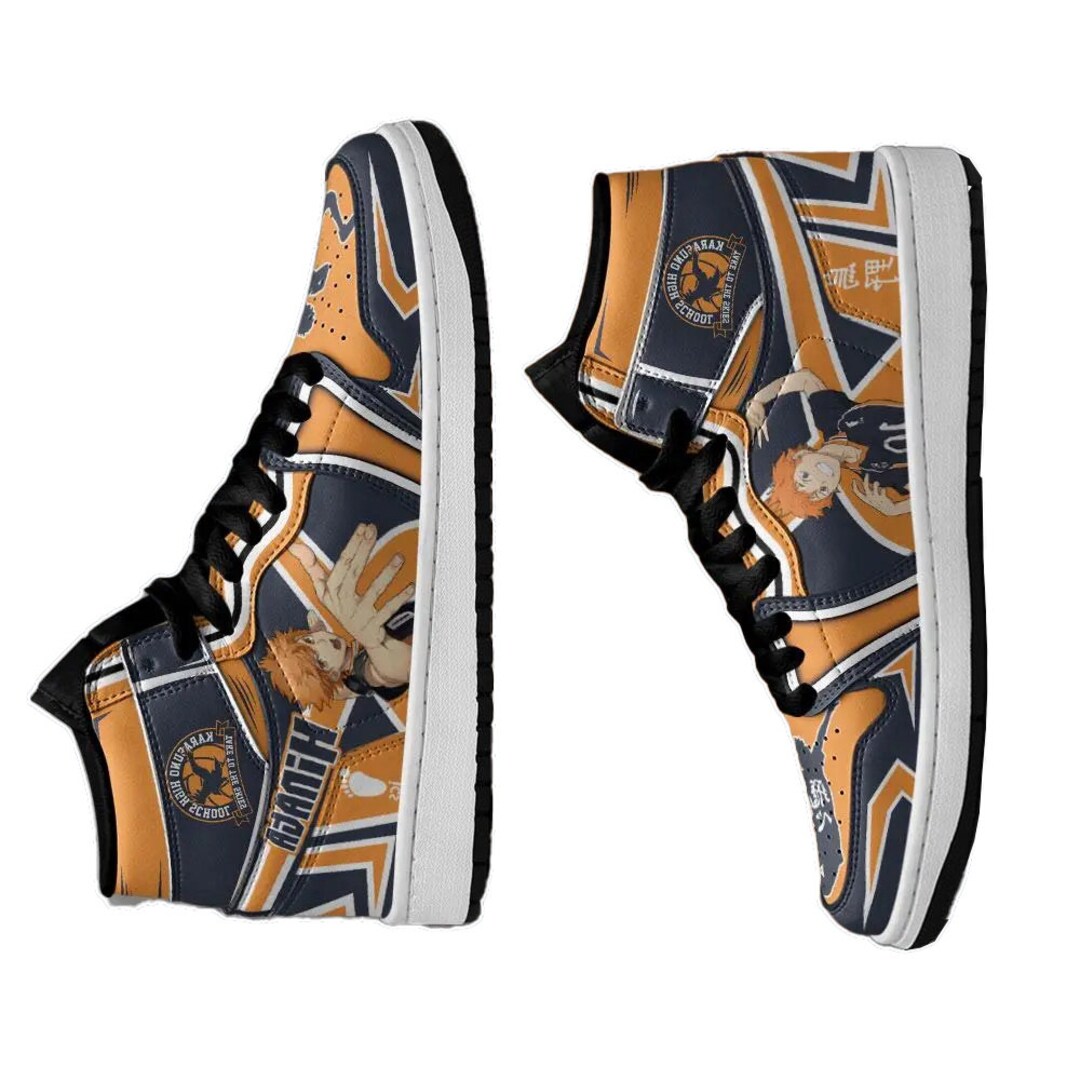 Karasuno Hinata Shoyo Sneakers Anime Shoes - Etsy