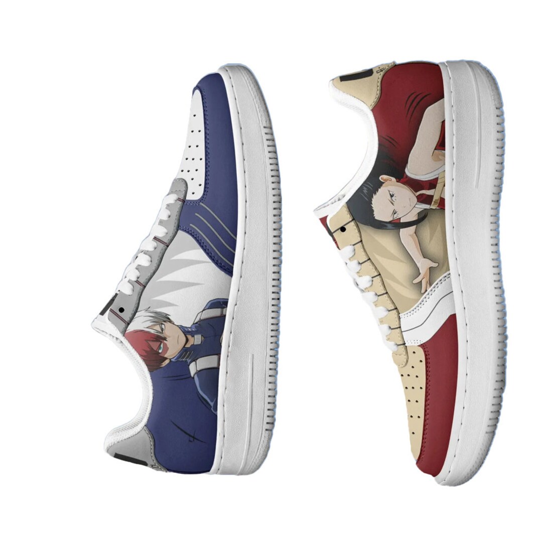 Shoto X Momo AF Sneakers Custom MHA Anime Shoes - Etsy