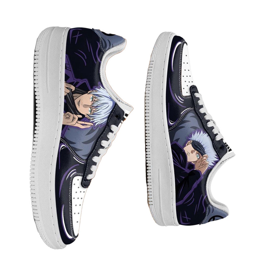 Satoru Gojo Sneakers Custom Anime Jujutsu Kaisen Shoes - Etsy