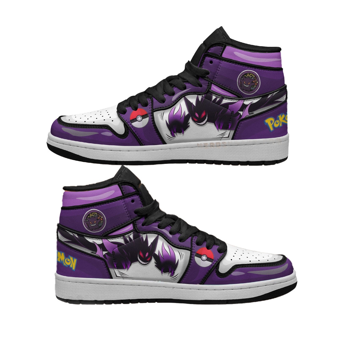 Gengar 3D Shoes Custom Anime Boot Sneakers - Etsy