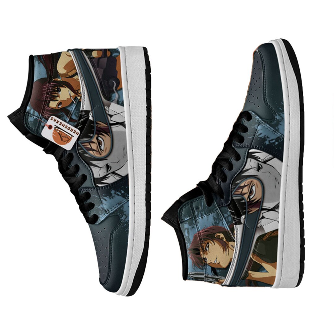 Black Lagoon Revy Anime Sneakers Custom Shoes - Etsy