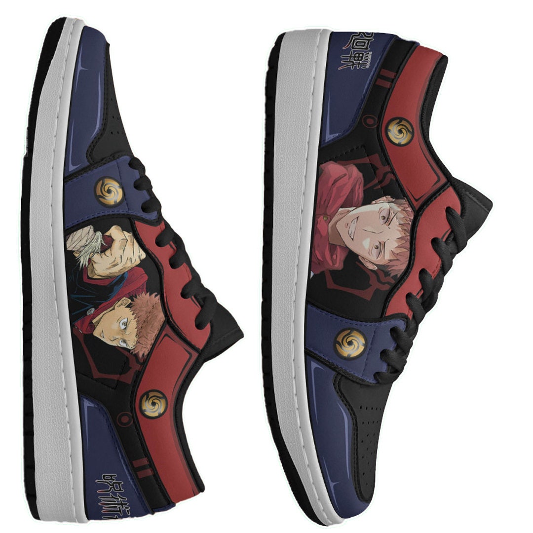 Yuji Itadori Anime Shoes Custom JD Low Sneakers - Etsy
