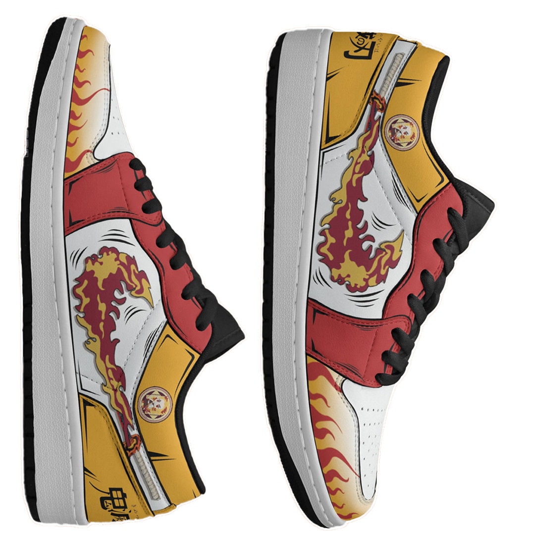 Kyojuro Rengoku Shoes Custom Anime Sneakers - Etsy