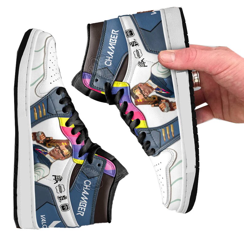 Chamber Jd1s Valorant Agent Sneakers Custom Shoes Game - Etsy