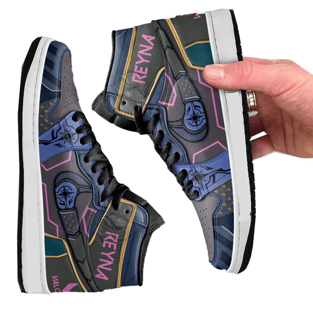 Reyna Jd1s Valorant Agent Sneakers Custom Shoes Game Valorant - Etsy