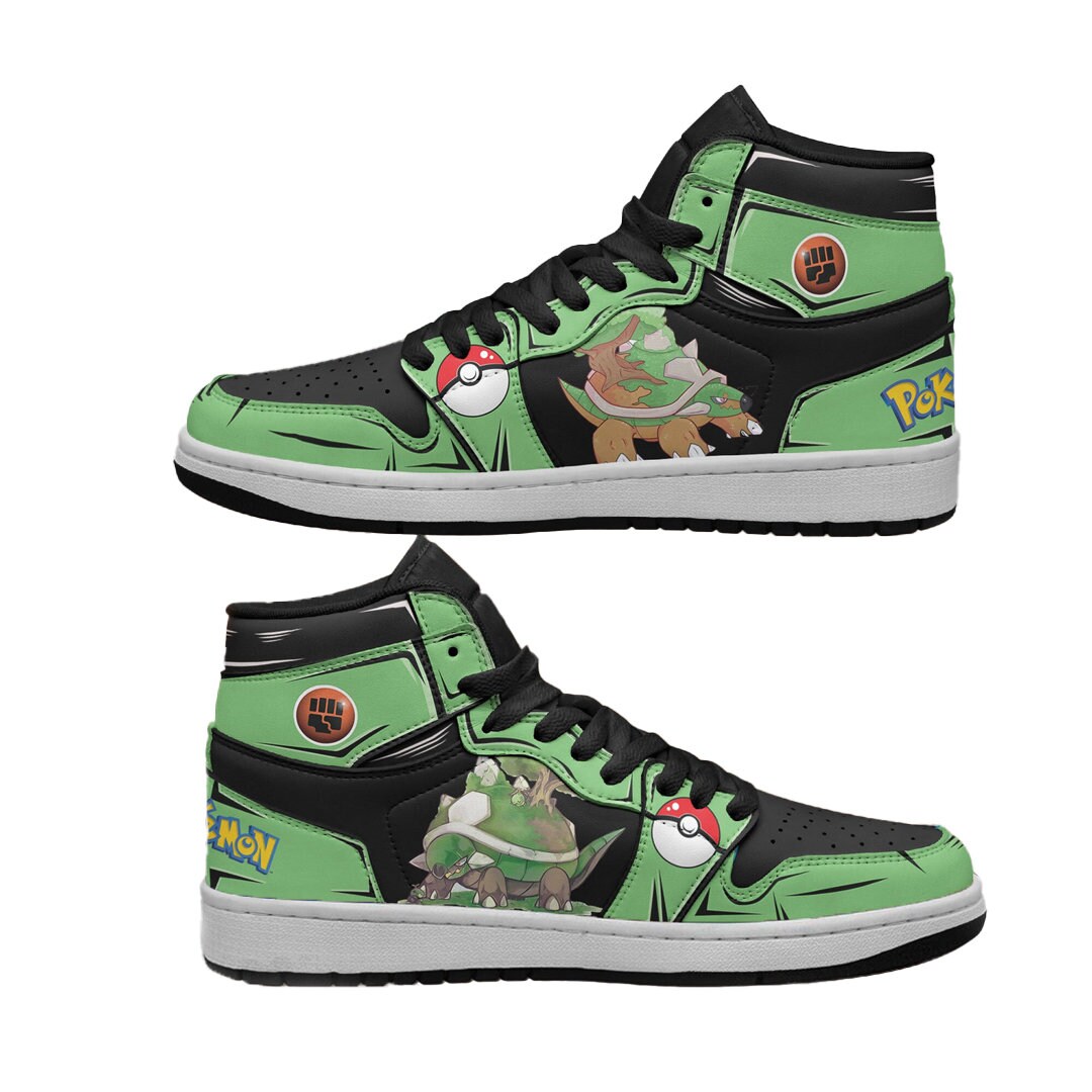 Torterra Shoes Custom Anime Boot Sneakers - Etsy