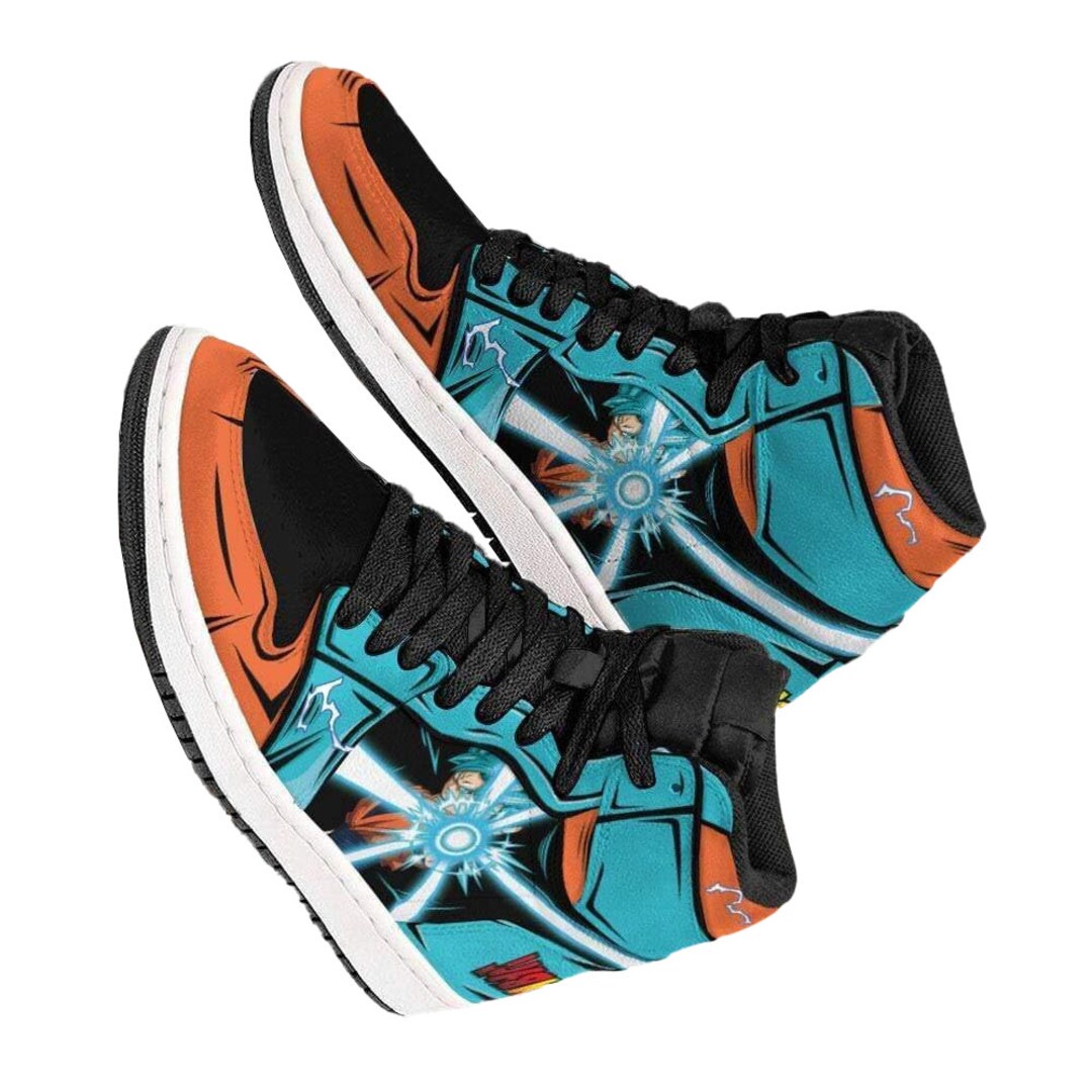 Super Saiyan Blue Goku Shoes Custom Anime Boot Sneakers - Etsy