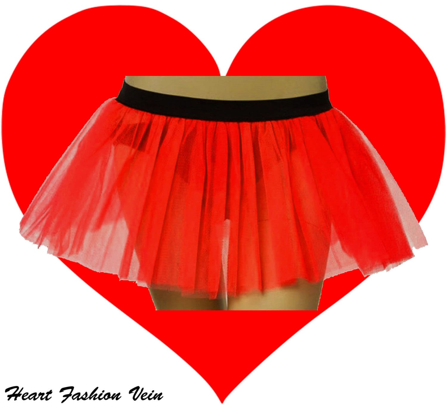 Red Tutu Skirt 3 Layers Free Shipping USA Ladybug Queen of Heart - Etsy
