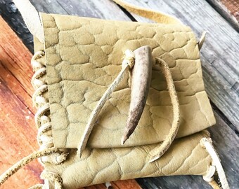 Bison Medicine Bag - Etsy