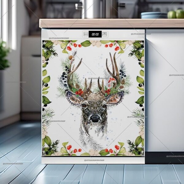 Scandinavian Dishwasher Magnet Cover - Etsy