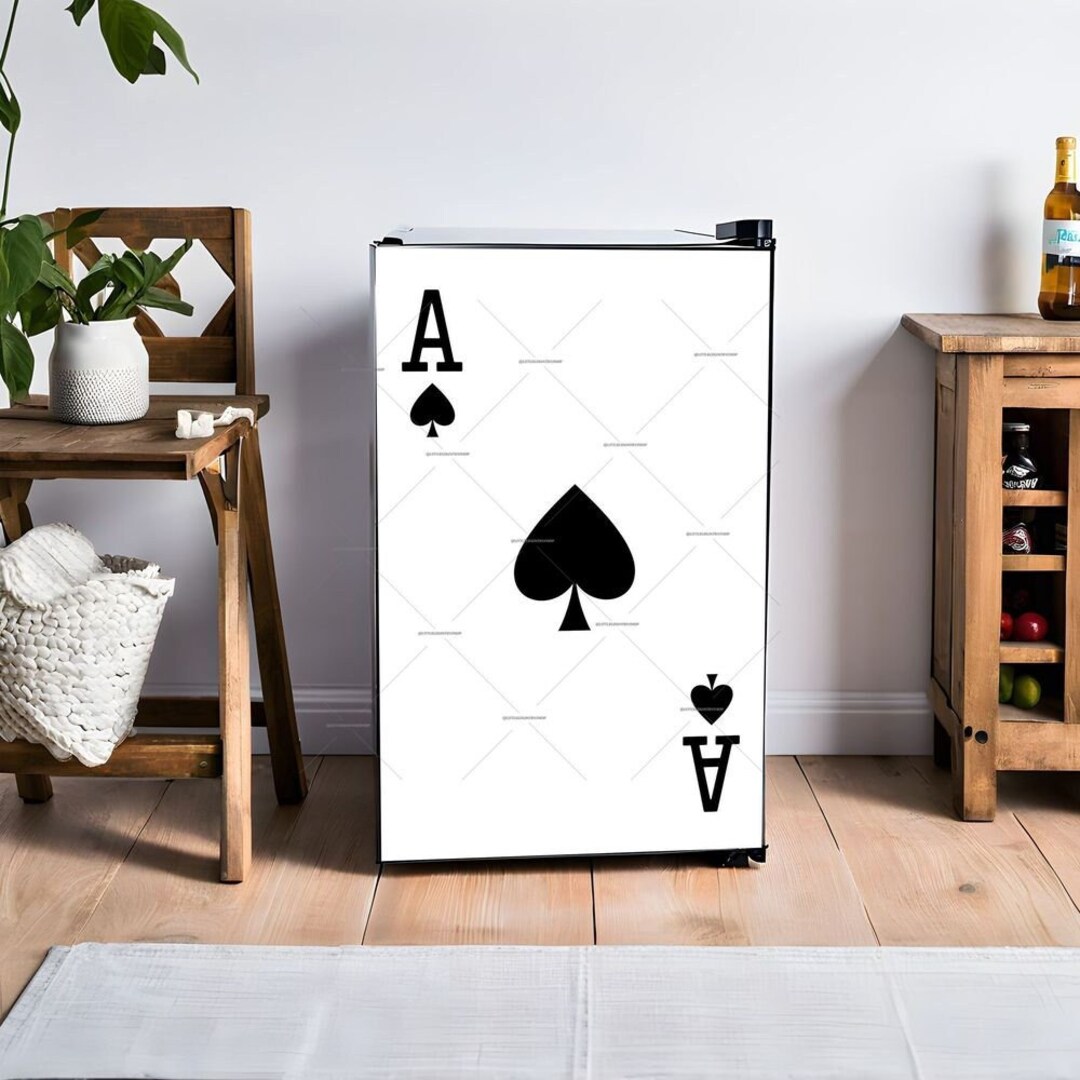 Ace of Spades Design Magnet for Mini Fridge Decorative Magnet Cover - Etsy