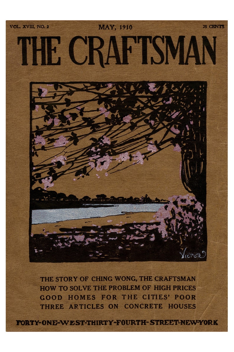 The Craftsman Magazine Covers Poster - Etsy