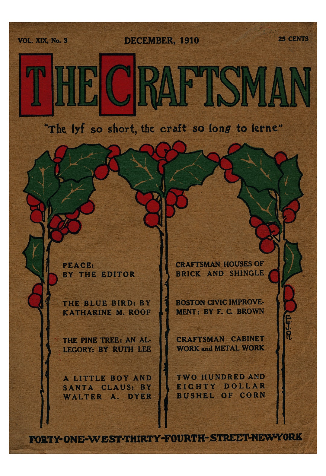 The Craftsman Magazine Covers Poster II - Etsy Canada