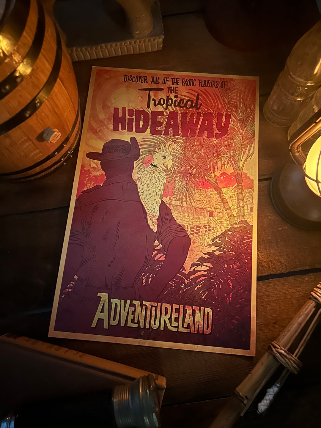Disneyland Adventureland Tropical Hideaway 11x17 Cardstock Poster - Etsy