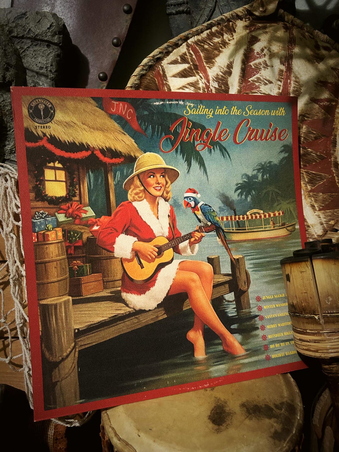 Jingle Cruise Record Album Front Cover, 12x12 Cardstock - Etsy