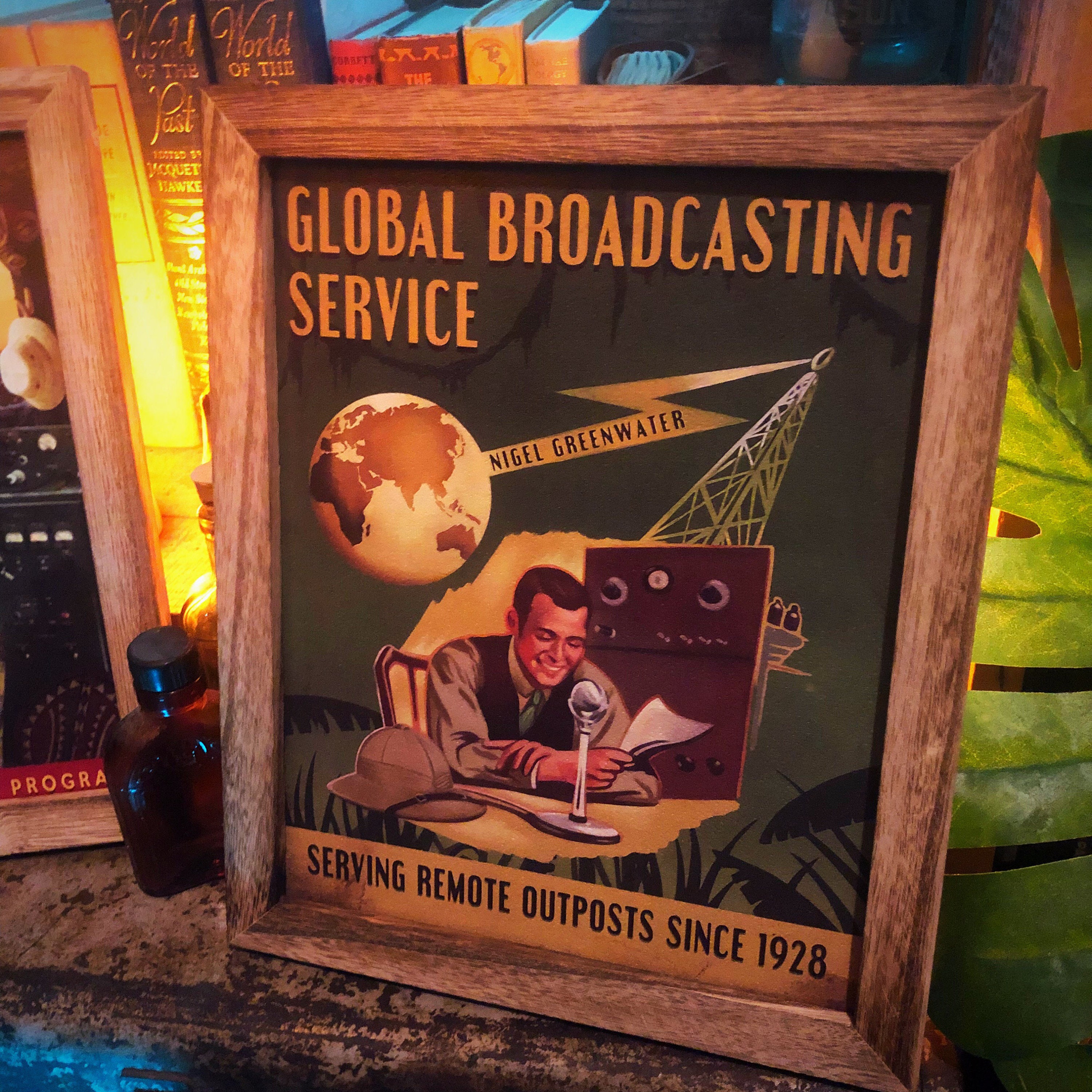 Jungle Cruise Awol Airwaves and Global Broadcasting Service - Etsy