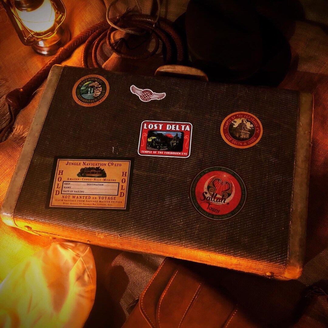 Adventureland Inspired Luggage Travel Stickers jungle Cruise and ...