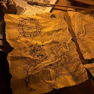 Indiana Jones and Raiders of the Lost Ark Map Replica - Etsy