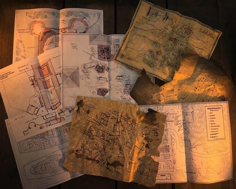 Indiana Jones and the Great Circle: Main Maps and Extra Paper Prop ...