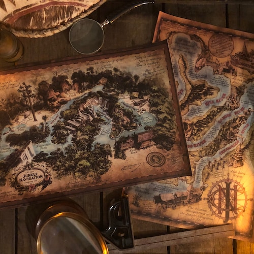 Indiana Jones Temple of the Forbidden Eye Map - Etsy Hong Kong