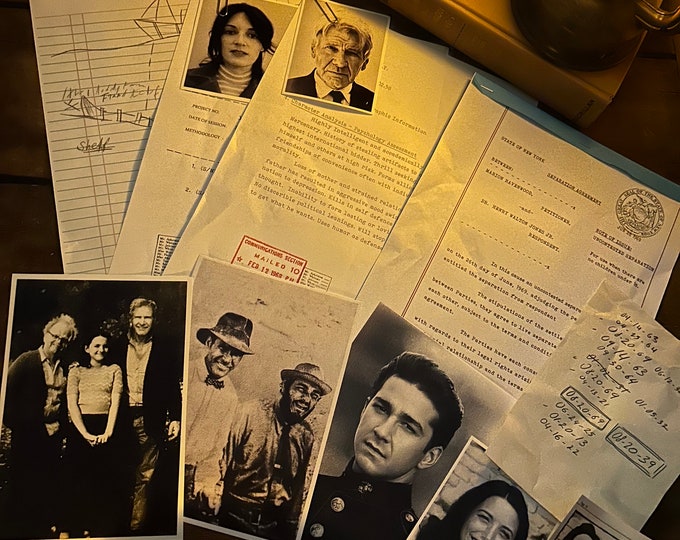 Indiana Jones Dial of Destiny CIA Documents, Notes, Divorce Papers, and ...