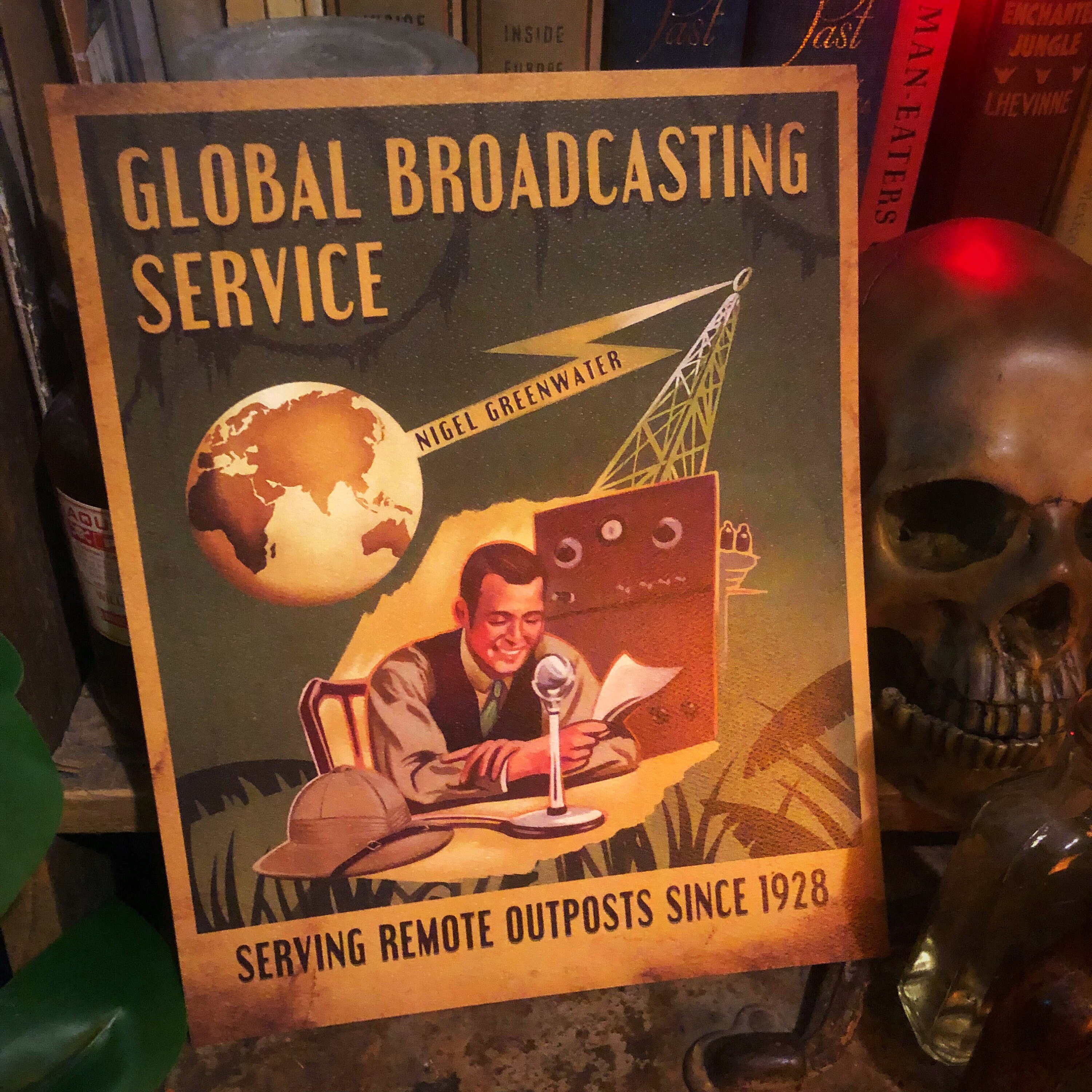 Jungle Cruise Awol Airwaves and Global Broadcasting Service - Etsy