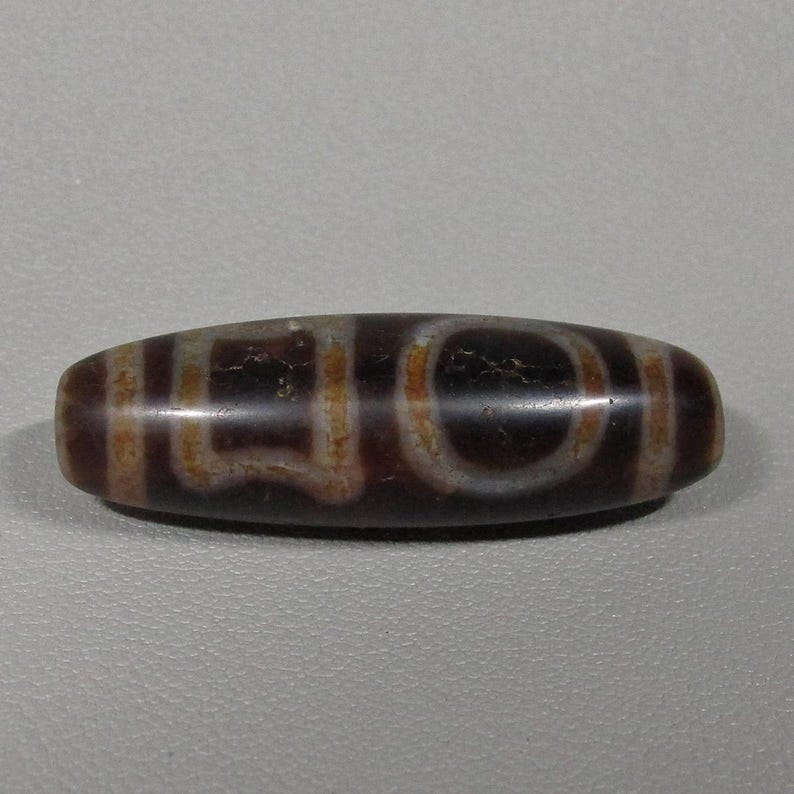 Authentic Tibetan Heaven & Earth Dzi Bead Agate Stone Amulet Temple ...