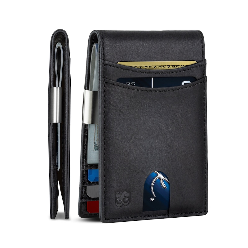 Metal Wallet With Band - Etsy