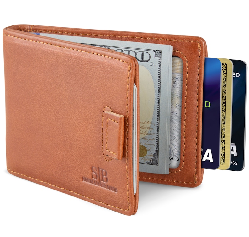 Men's Bi-fold RFID Blocking Wallet for Men Full Grain - Etsy