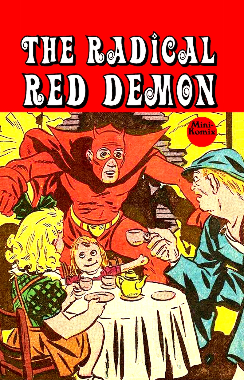 The Radical Red Demon Comic Book Graphic Novel Golden Age Super Hero ...