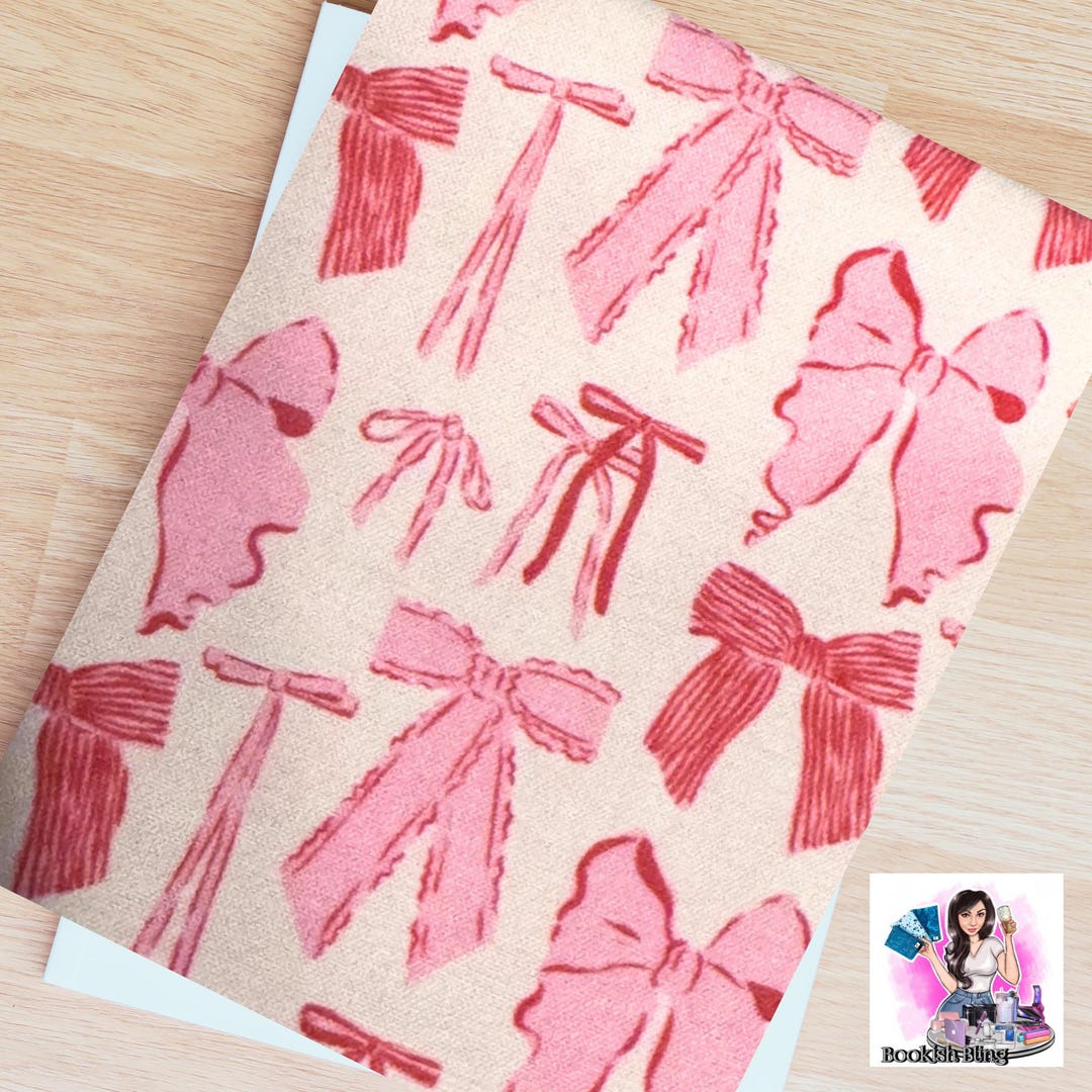 Bows - Book Sleeve, Book Cover - Etsy