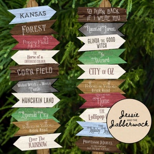 Wizard of Oz Directional Signs Party Pack Printable | Follow the Yellow ...