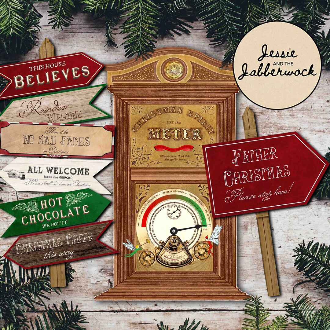 Christmas Spirit Meter | This House Believes Directional Signs Party ...