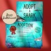 Adopt a Shark Sign & Adoption Certificate Party Printable | Baby Shark ...