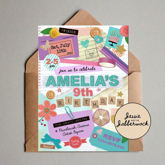 Scrapbooking Invitation Ideas