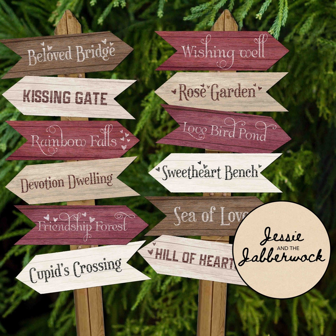 Love Directional Signs Party Pack Printables | Valentine's Day ...