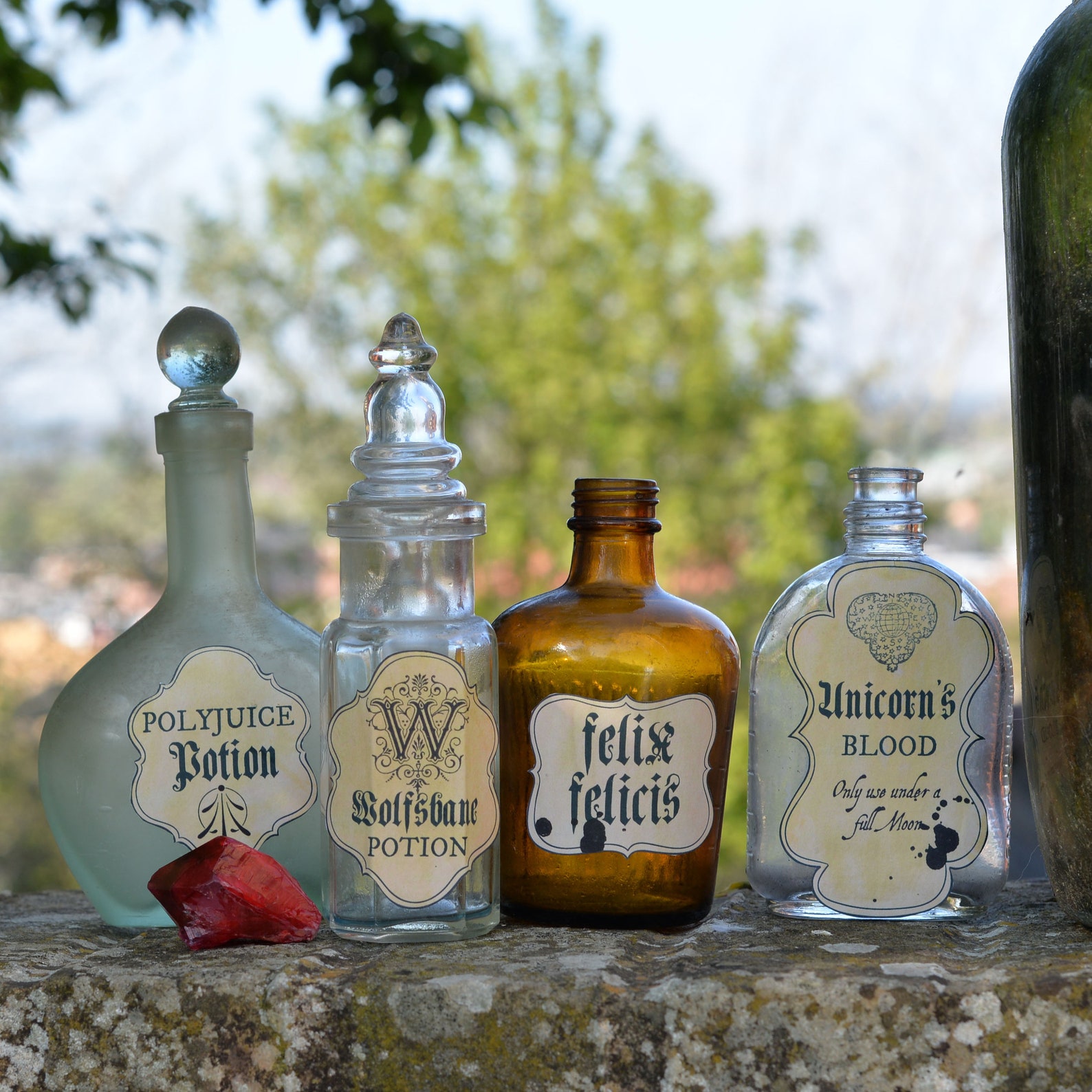 Apothecary Labels Vintage Potion Bottle Instant Download - Etsy UK