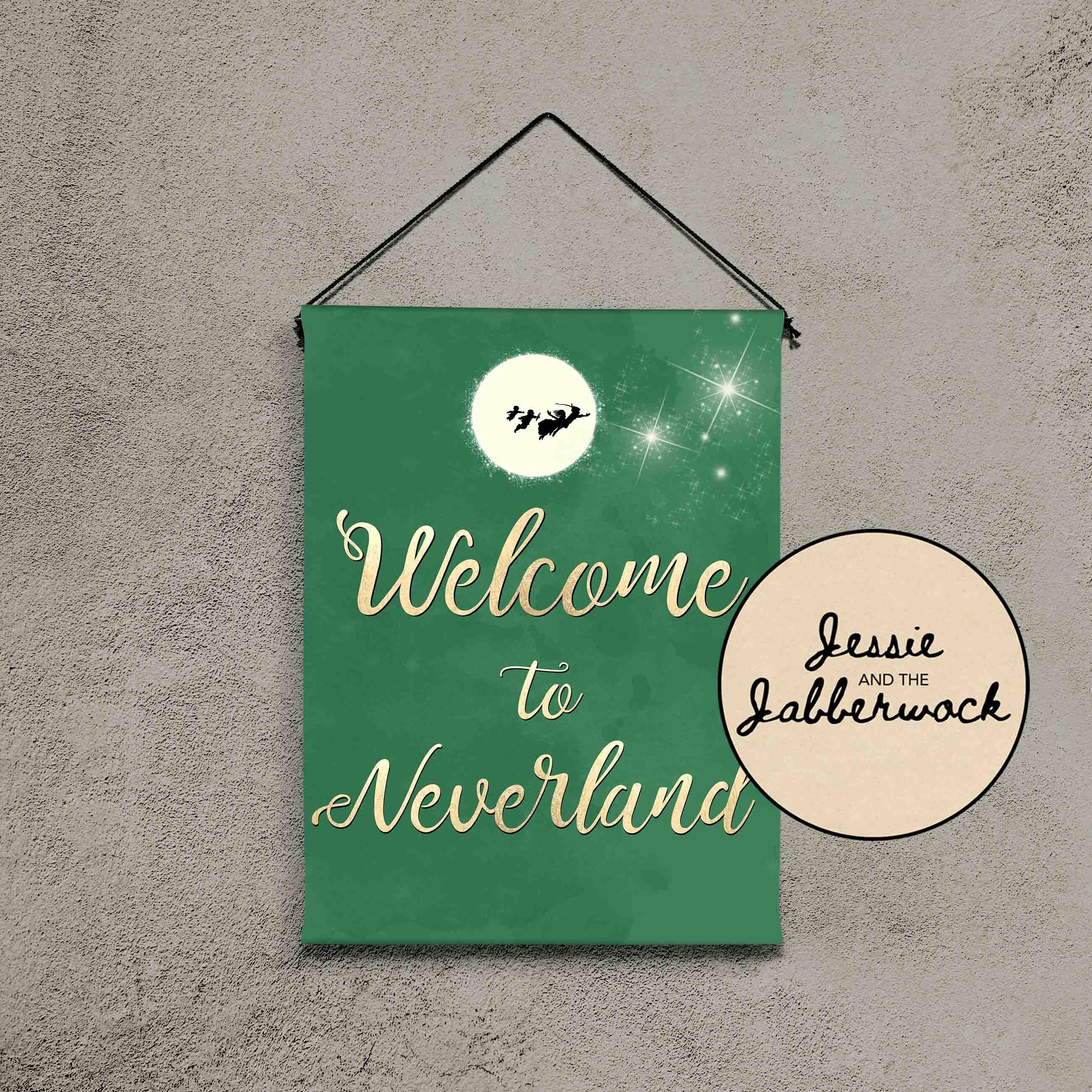 Neverland Birthday Backdrop Sign Design | DIGITAL DOWNLOAD Personalised ...