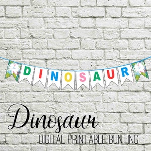 Dinosaur Party, Rainbow Adopt a Dino Set, Printable Decorations, Games ...