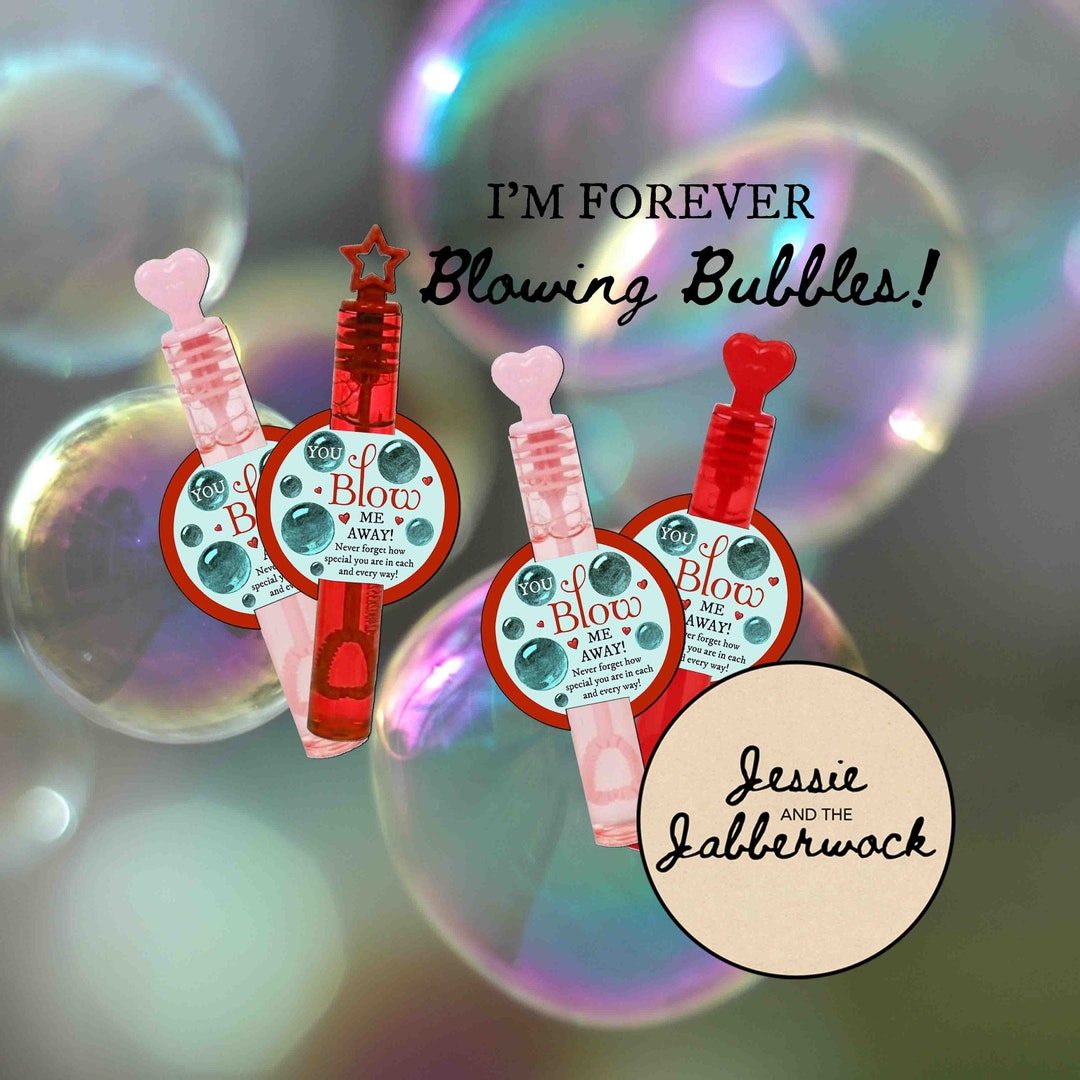 Bubble Bottle Labels | Valentine's Day Bubble Labels | Stickers ...