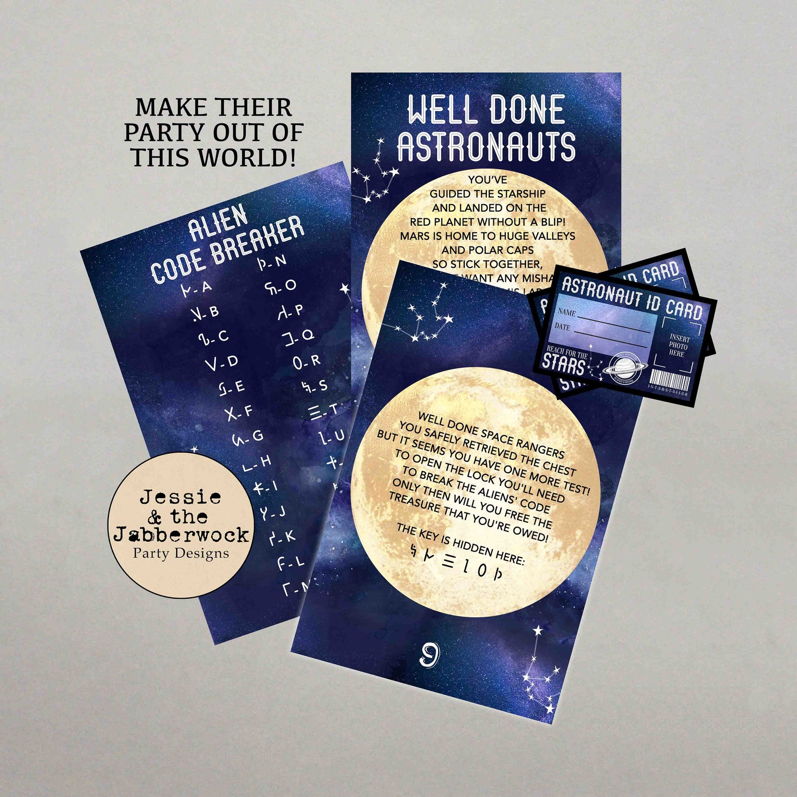 Space Treasure Hunt Game Scavenger Hunt Clues Astronaut - Etsy UK