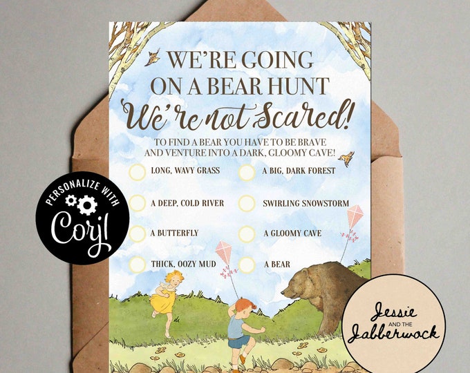 Going on a Bear Hunt Felt Board Story / Flannel Board Set/ Storytelling ...