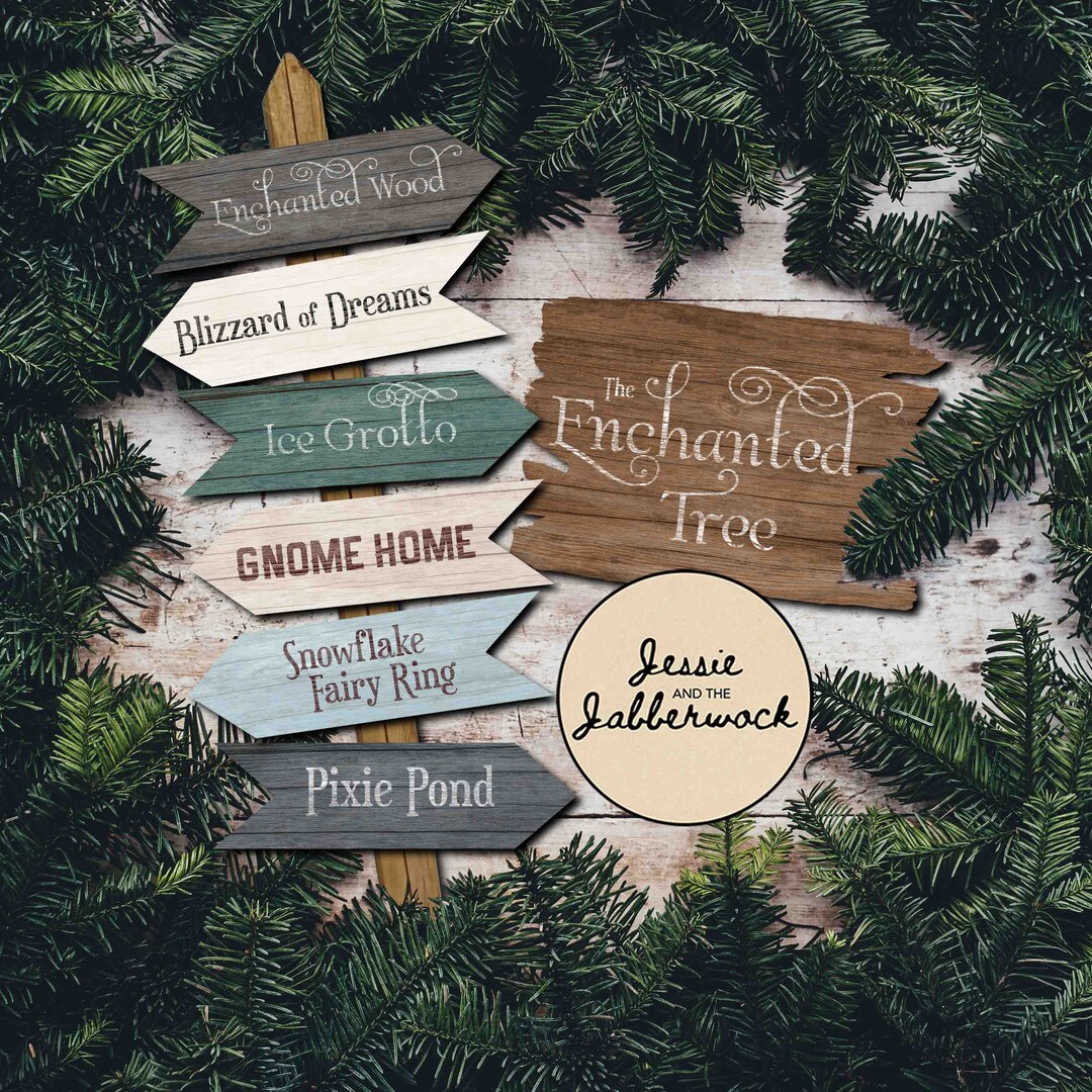 Fairy Winter Wonderland Directional Signs Party Pack Printables ...