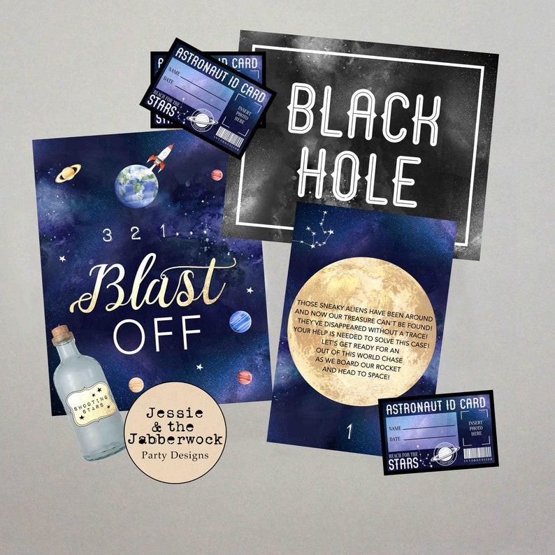 Space Treasure Hunt Game Scavenger Hunt Clues Astronaut | Etsy UK