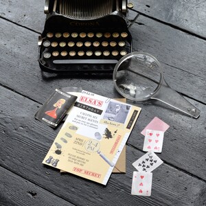 SECRET AGENT SPY Party invite, Mission Impossible Invitation ...